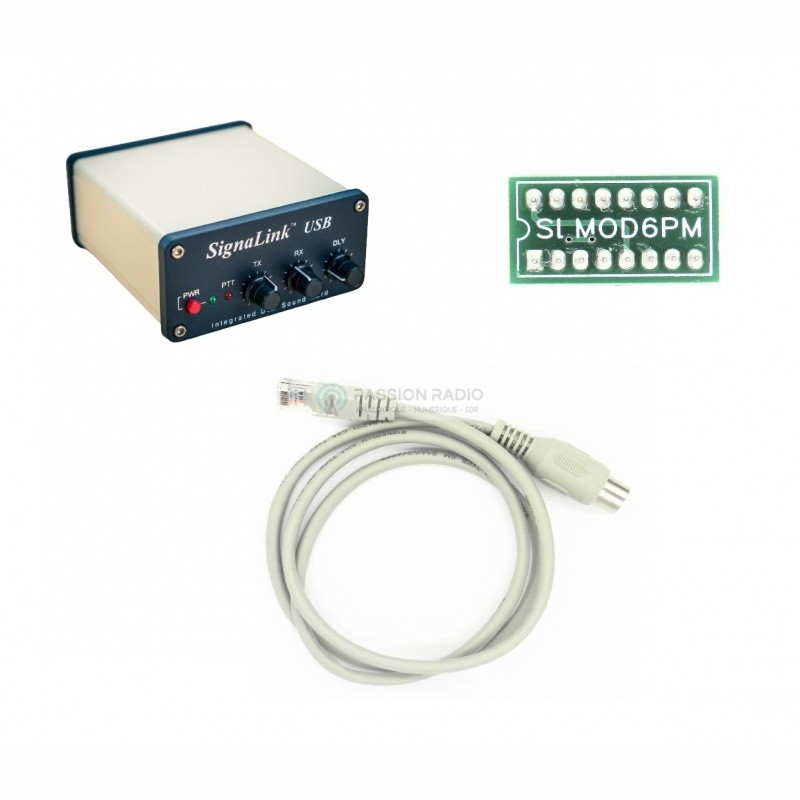 Signalink SLUSB-6PM pack DATA socket 6 pins mini-din ICOM YAESU Kenwood