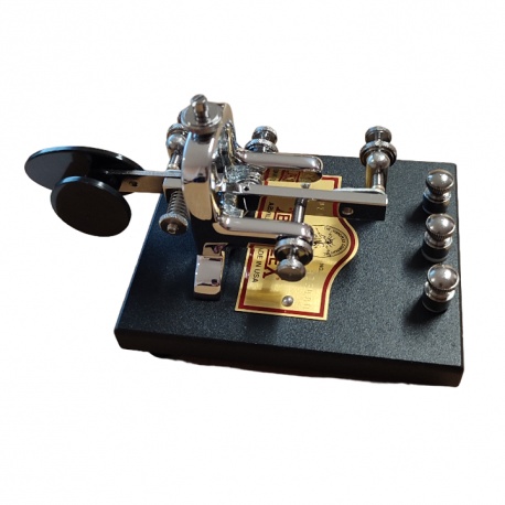 Vibroplex Vibrokeyer: Morse code manipulator black textured