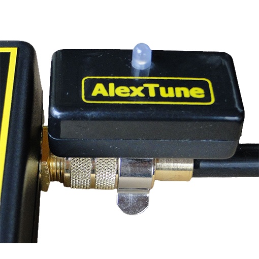AlexTune RF tuning indicator for QRP 20W magnetic loop antenna